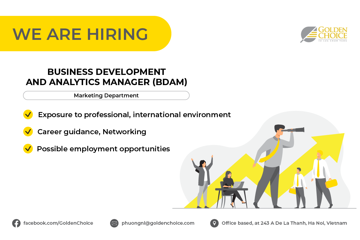Business Development and Analytics Manager (BDAM) | Golden Choice